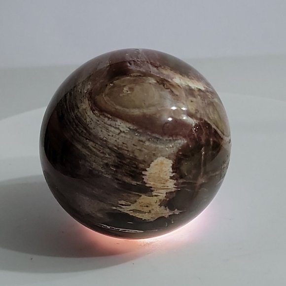 Accents | Vintage Brown White Marble Paperweight Or Focus Device ...